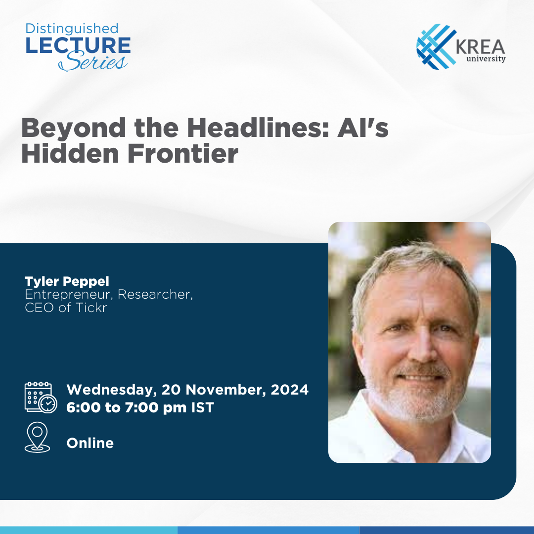 A Talk on 'Beyond the Headlines: AI's Hidden Frontier' by Tyler Peppel ...