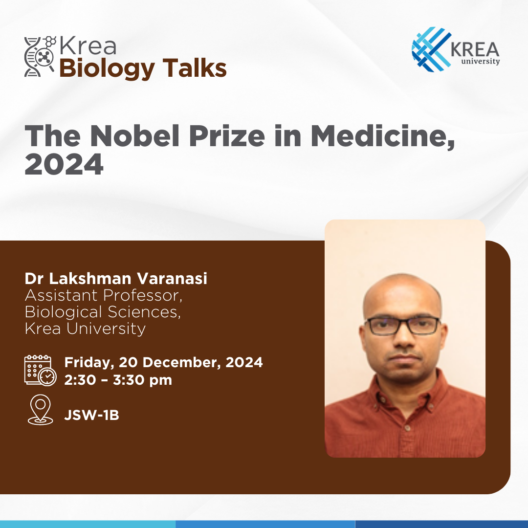 A Talk on The Nobel Prize in Medicine 2024 by Dr Lakshman Varanasi