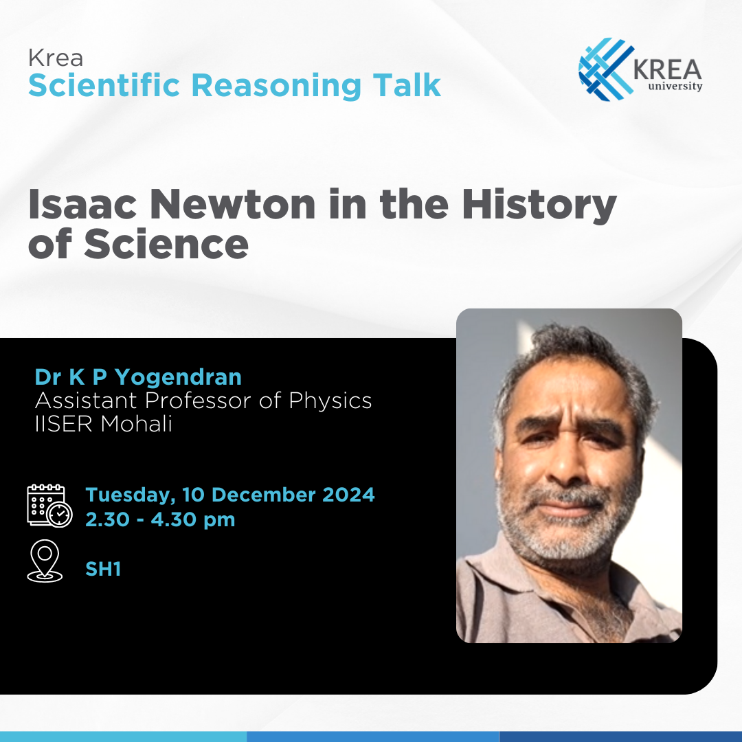 A Talk on 'Isaac Newton in the History of Science' by Dr K P Yogendran ...