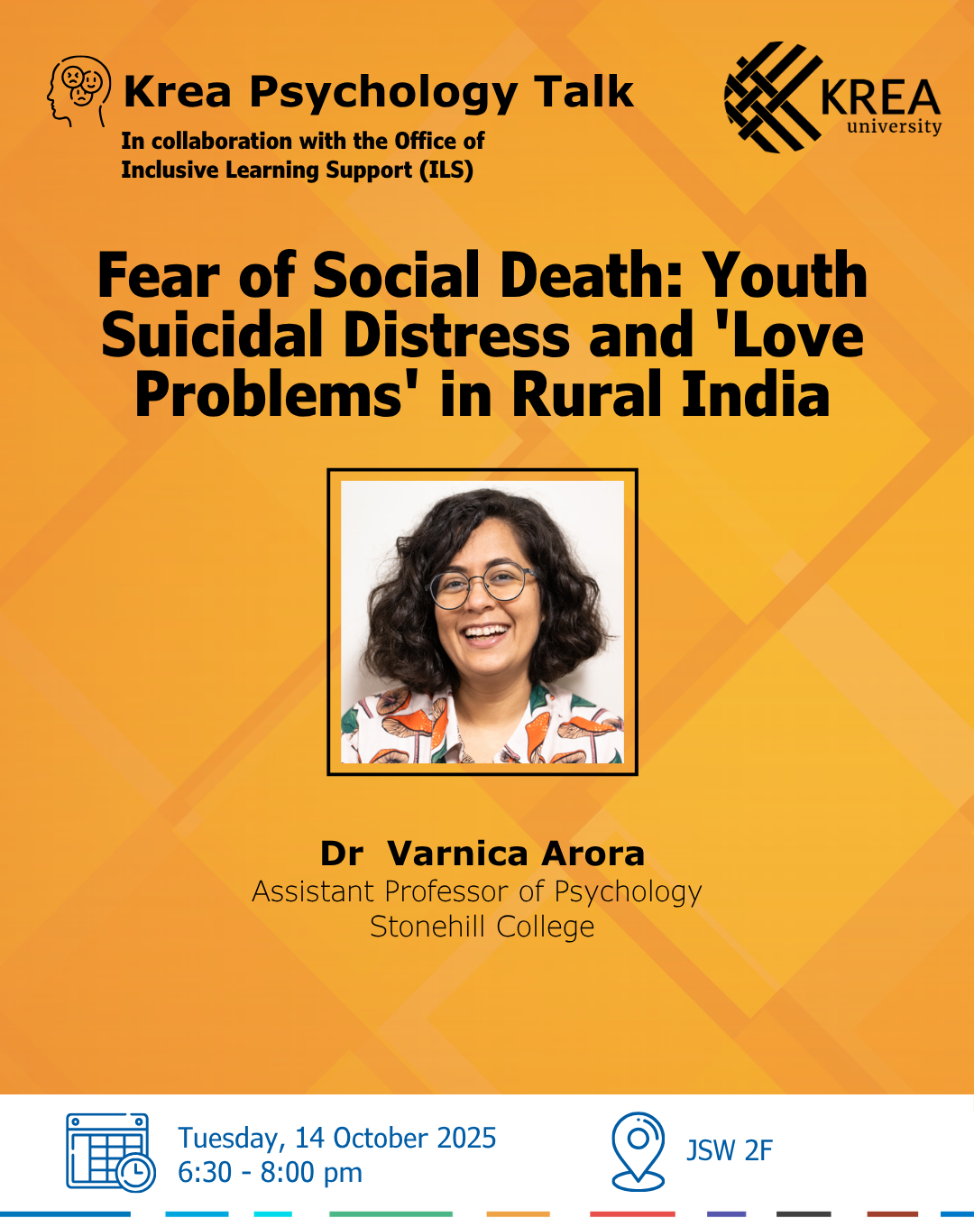 A Talk on "Fear of Social Death: Youth Suicidal Distress and 'Love ...